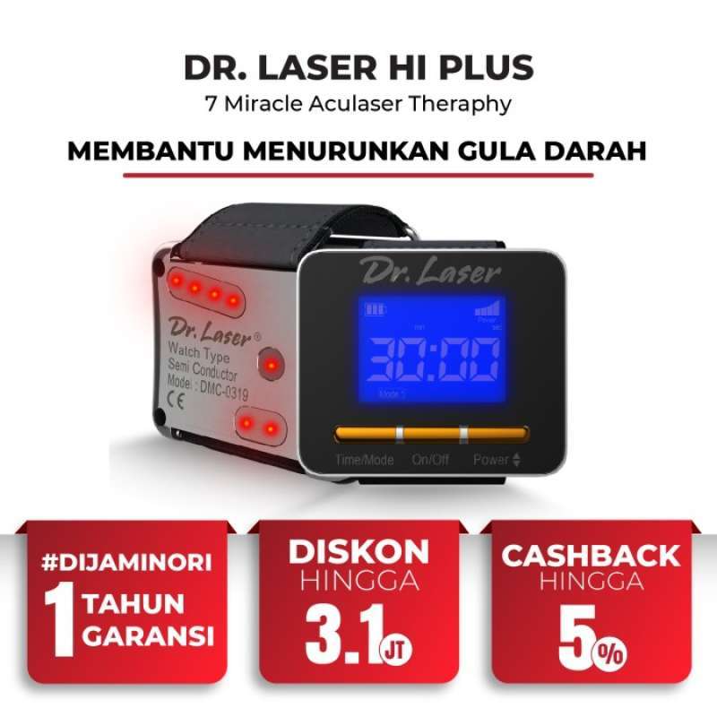 Promo Dr. Laser Hi Plus+ Intranasal Kit Jam Laser Kesehatan Original Dimarco Diskon 23% di ...