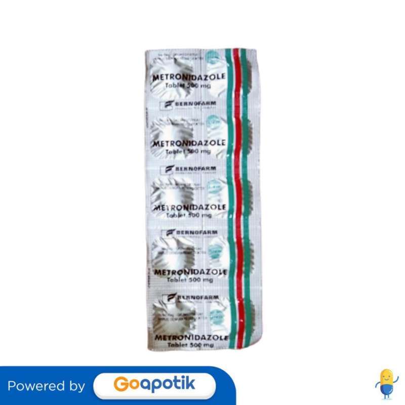 Jual METRONIDAZOLE BERNOFARM 500 MG STRIP 10 TABLET di Seller Apotek ...
