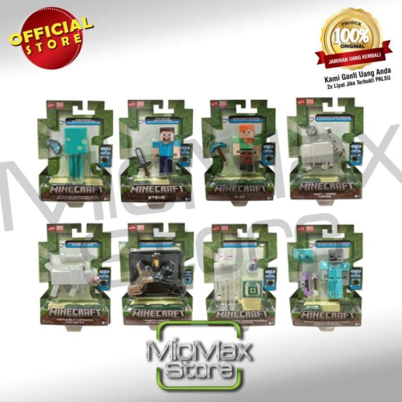 Jual MINECRAFT MINE CRAFT Build A Portal Single Figures GTP08 - Alex di ...