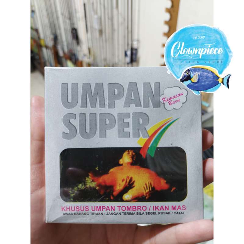 Jual UMPAN SUPER TULISAN ABU / UMPAN SUPER TOMBRO TULISAN ABU di Seller ...