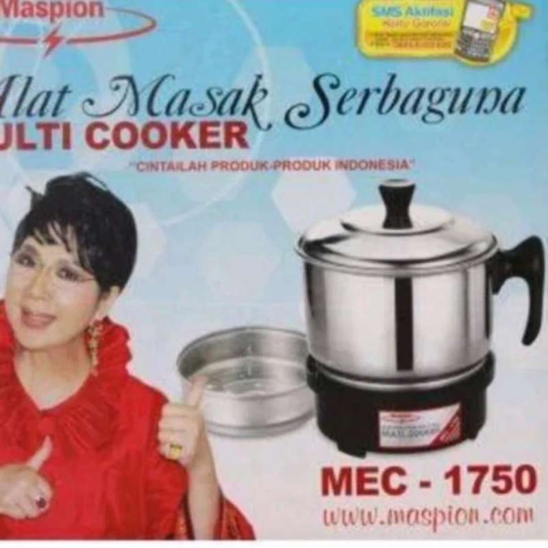 Jual Multi Cooker Maspion Mec1750 / Panci Listrik Serbaguna Mec 1750 0 ...