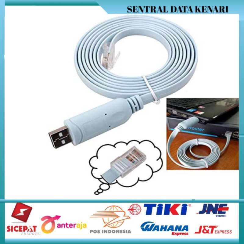 Promo Kabel Console Ftdi Usb To Rj45 1,8 Meter Diskon 23% Di Seller ...