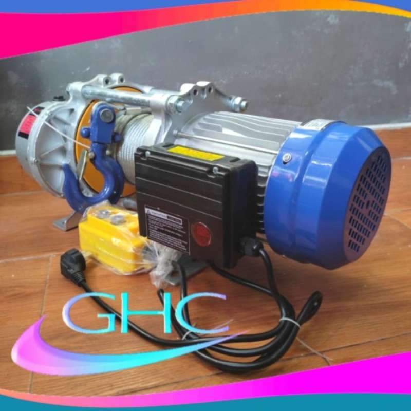 Promo Katrol Listrik Electric Winch Hoist 1200Kg Seling 30 Meter Heavy ...