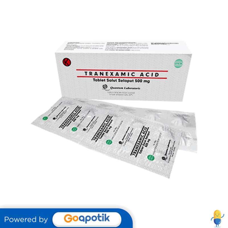 Jual Tranexamic Acid Quantum 500 Mg Box 100 Tablet Di Seller Apotek ...