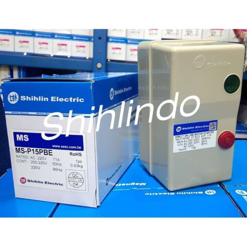 Promo Dol Starter / Magnetic Switch Ms-P15Pbe 11A~15A Shihlin 220V/380V Diskon 15% di Seller ...