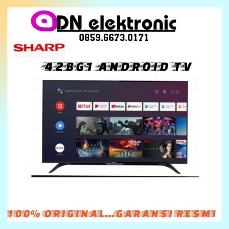 Promo SHARP LED 42BG1 ANDROID TV full hd Diskon 33% di Seller Paras Ayu - Tugu Selatan, Kota ...