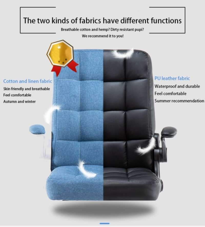 Jual Kursi Kerja Kantor Kursi Direktur Kursi Fabric Kain Kulit Type 910 ...