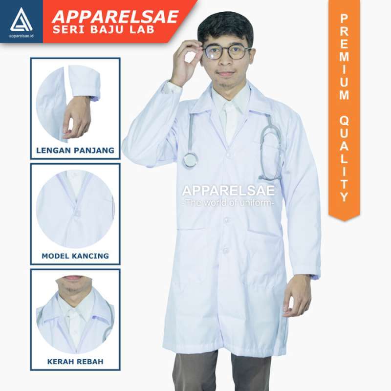 Jual JAS LABORATORIUM / JAS PRAKTEK / JAS LAB RUMAH SAKIT Lengan ... Jual JAS LABORATORIUM / JAS PRAKTEK / JAS LAB RUMAH SAKIT Lengan ...