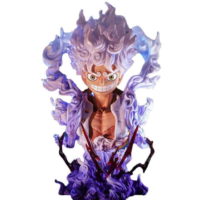 Promo One Piece Anime Figure Sun God Nika Gear 5 Luffy Action Figurine ...