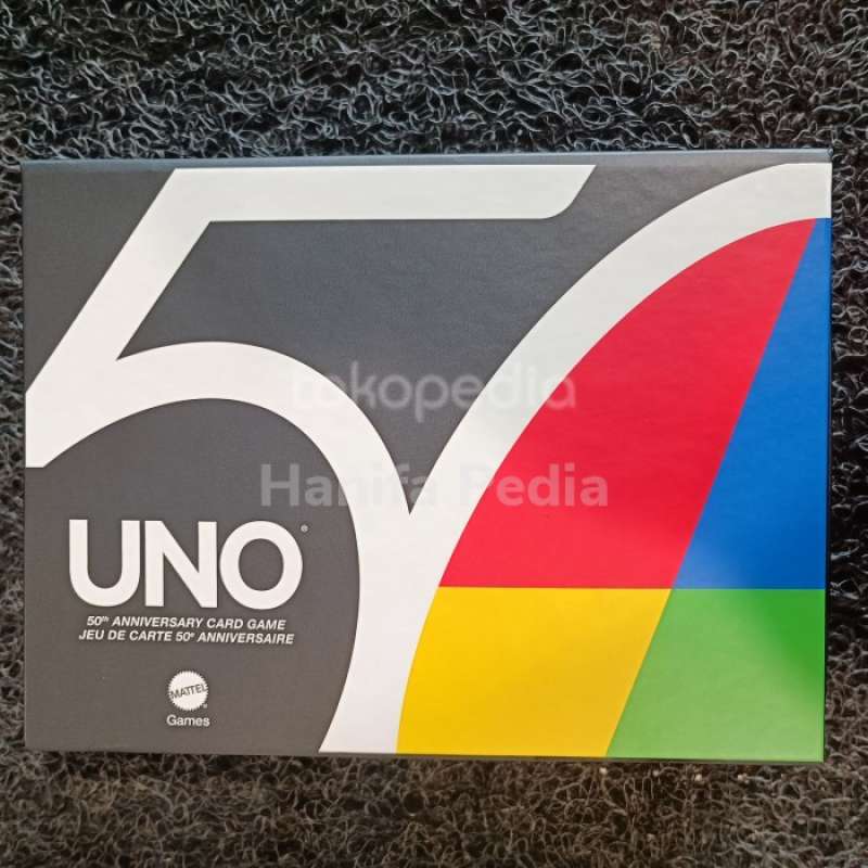 Promo Mattel Games Uno Premium Card (50th Anniversary Card Game) Original Diskon 23% Di Seller ...