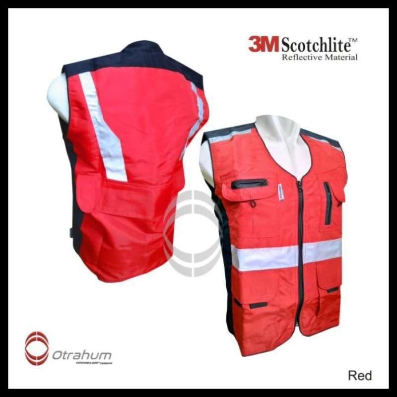 Promo Promo Rompi Safety Vest Kerja K3 Hse Lapangan Bandara, Tambang ...
