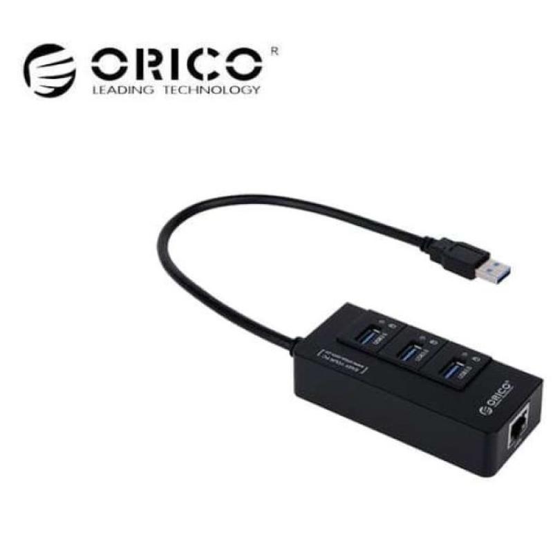 Promo Orico Hr01-U3 Usb Hub 3 Port Usb 3.0 With Lan Ethernet Adapter ...