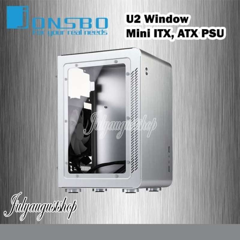 Promo Jonsbo U2 Window - Silver - Mini Itx - Atx Psu Diskon 23% di ...