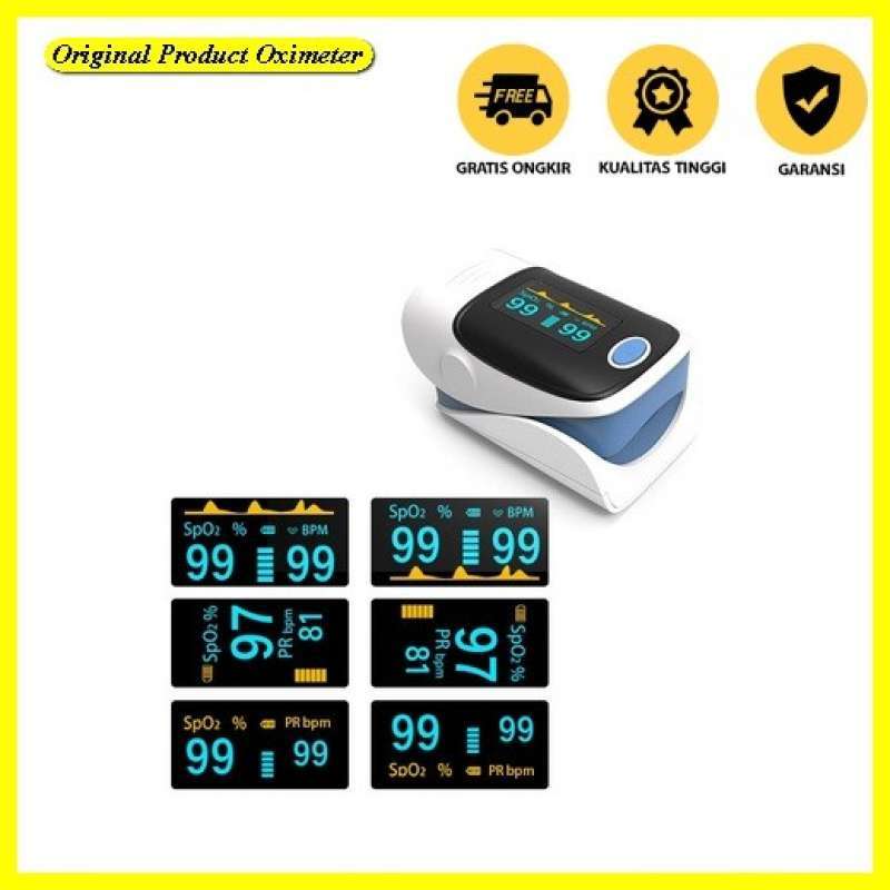 Promo Alat Ukur Oksigen Oximeter Oxymeter Oksimeter Fingertip Pulse Spo2 Diskon 17% di Seller ...