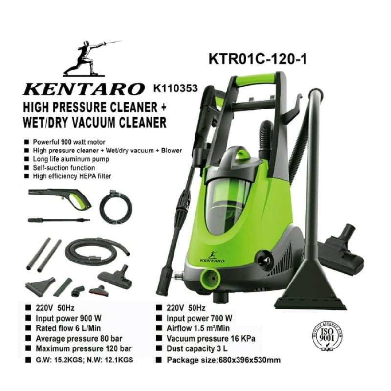 Promo Kentaro 3 In 1 High Pressure Cleaner - Blower And Vacuum Cleaner ...