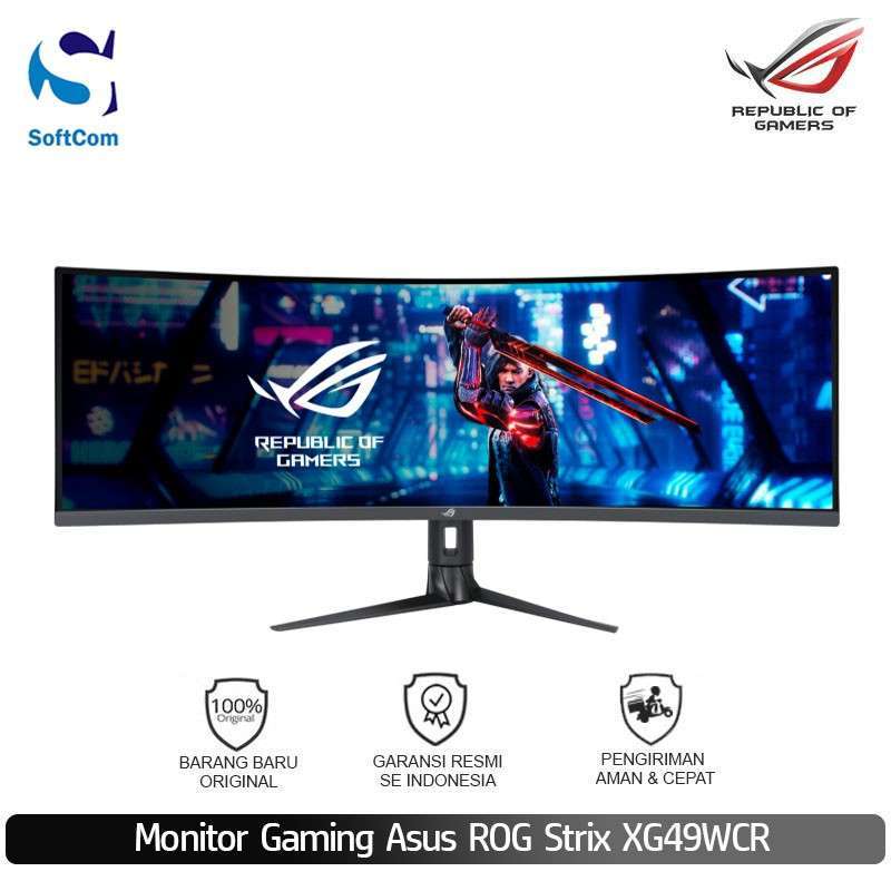 Promo Monitor Asus Rog Strix Xg49wcr Gaming Monitor [49 Double Qhd ...