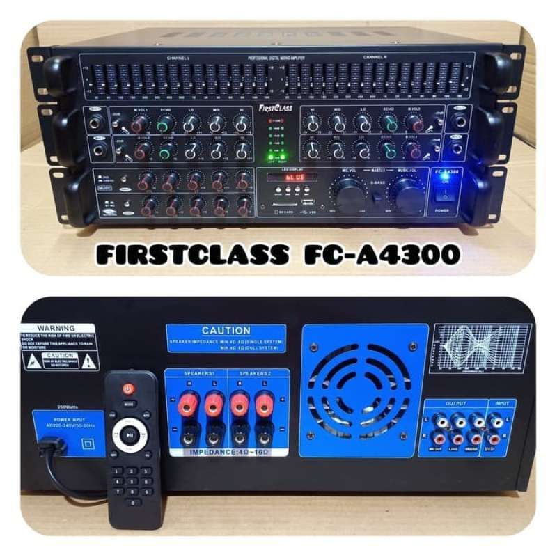 Jual Ampli Karauke Firstclass Fc A4300 Profesional Audio Amplifier Di Seller Nurseha Shop ...