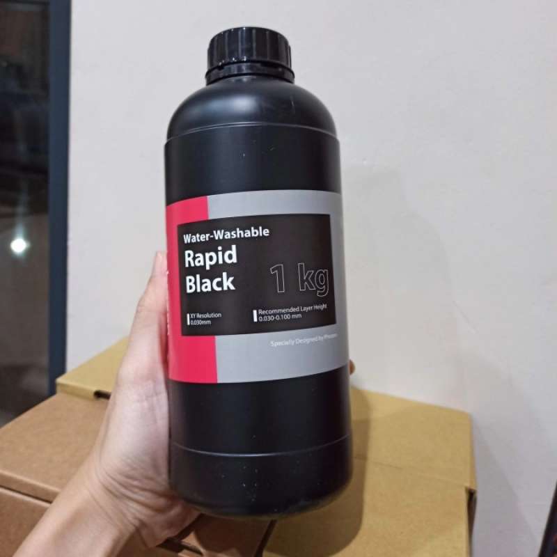 Promo Tinta Resin 3D Printer Resin Phrozen Water Washable 1Kg Hitam ...