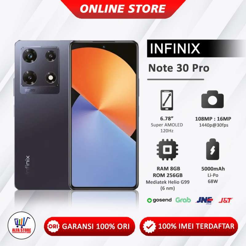 Promo Infinix Note 30 Pro, Note 30 Nfc, Ram 8/256gb Garansi Resmi ...