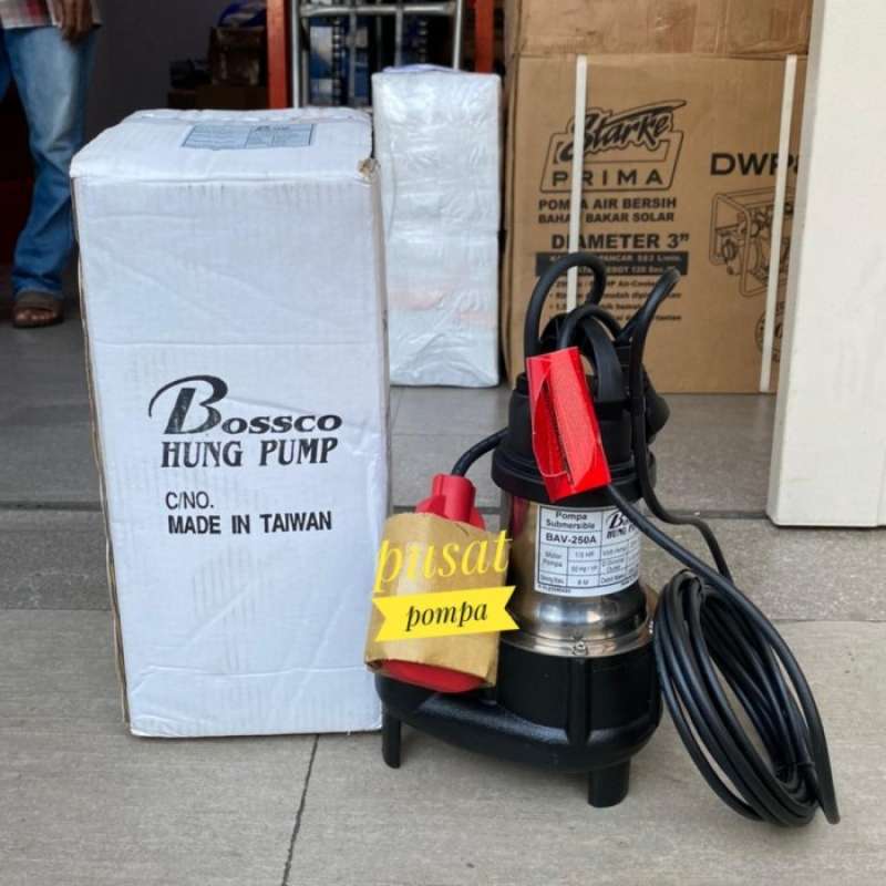 Promo Pompa Celup Bossco Bav-250a Auto Pompa Celup Air Kotor Bossco Bav ...