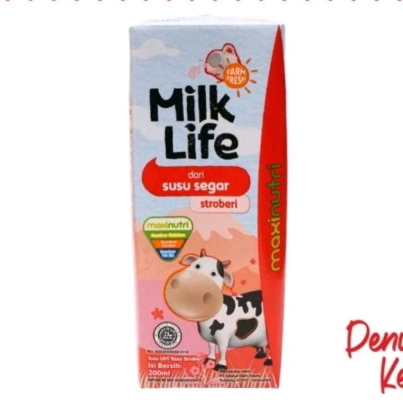 Jual Milklife Susu Segar Uht 200ml 1 Karton Isi 24pcs - Bebas Laktosa ...