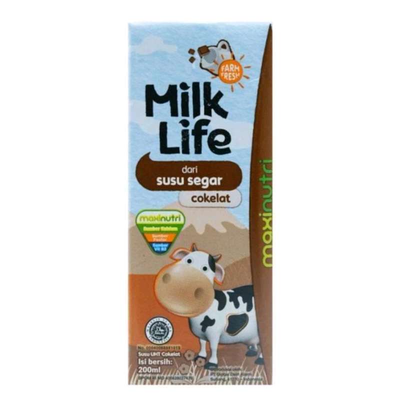 Jual Milklife Susu Segar Uht 200ml 1 Karton Isi 24pcs - Bebas Laktosa ...
