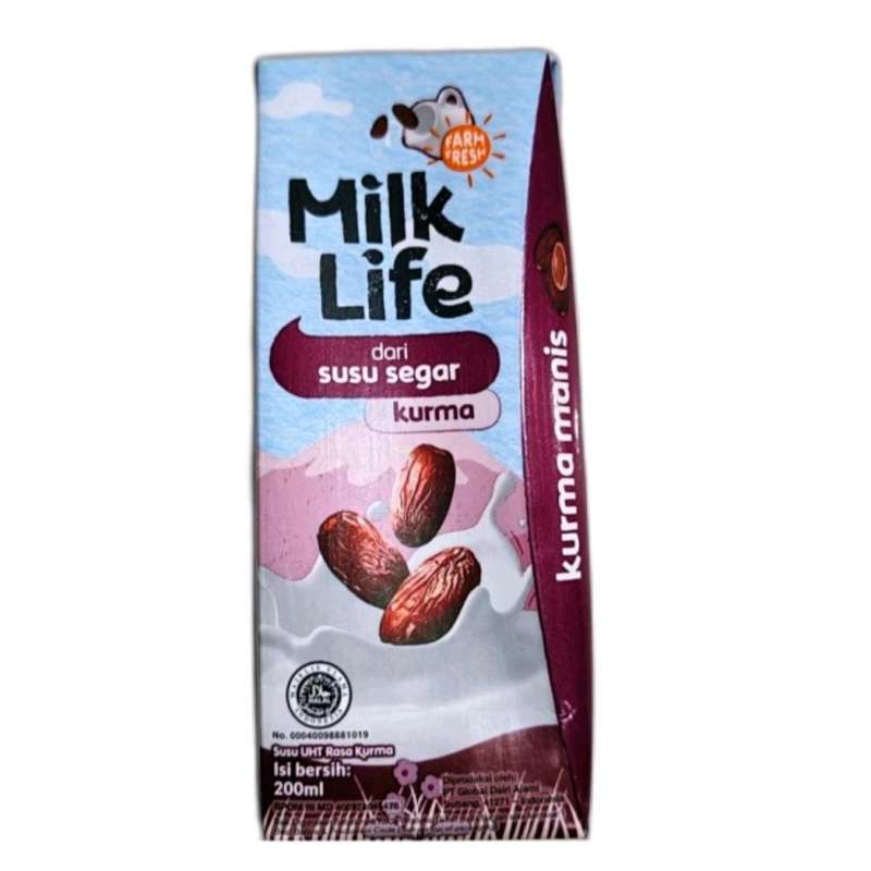 Jual Milklife Susu Segar Uht 200ml 1 Karton Isi 24pcs - Bebas Laktosa ...