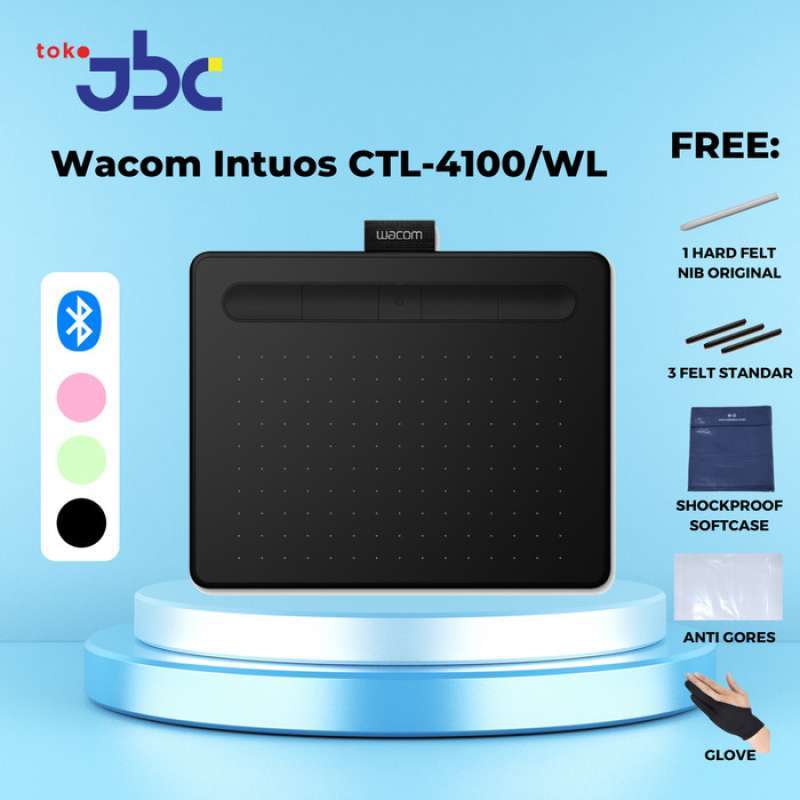Promo Wacom Intuos Wireless Tablet Bluetooth Ctl-4100wl Ctl4100 Ctl 4100 Wl Diskon 11% Di Seller ...