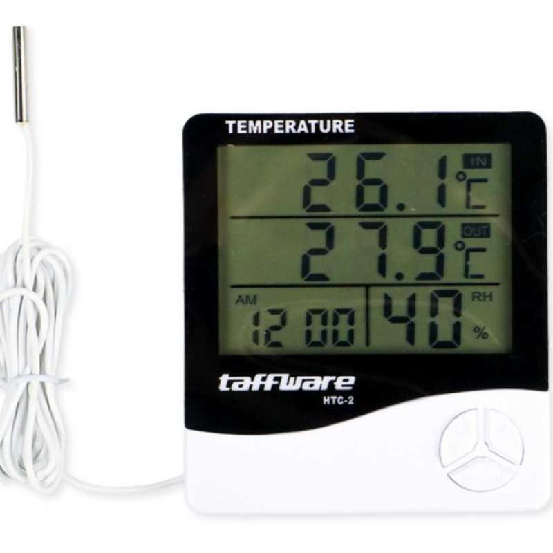 Jual Digital Temperatur Termometer Suhu Sensor Luar Dalam Ruangan Di ...