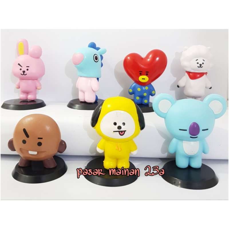 Promo BTS Figure BTS BT21 Army Bangtan Boys KPOP Cartoon BT21 Diskon 23% di Seller Guaza Store ...