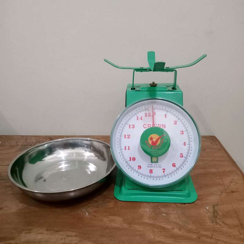 Jual Crown Timbangan Buah Jarum Manual Duduk Besi - 15 Kg Di Seller Galaxy Jaya Tangerang ...