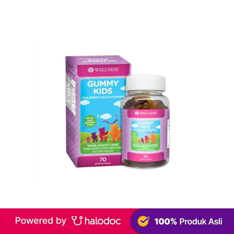 Jual Wellness Gummy Kids Chewable 70 Tablet Di Seller Apotek Halomedika ...
