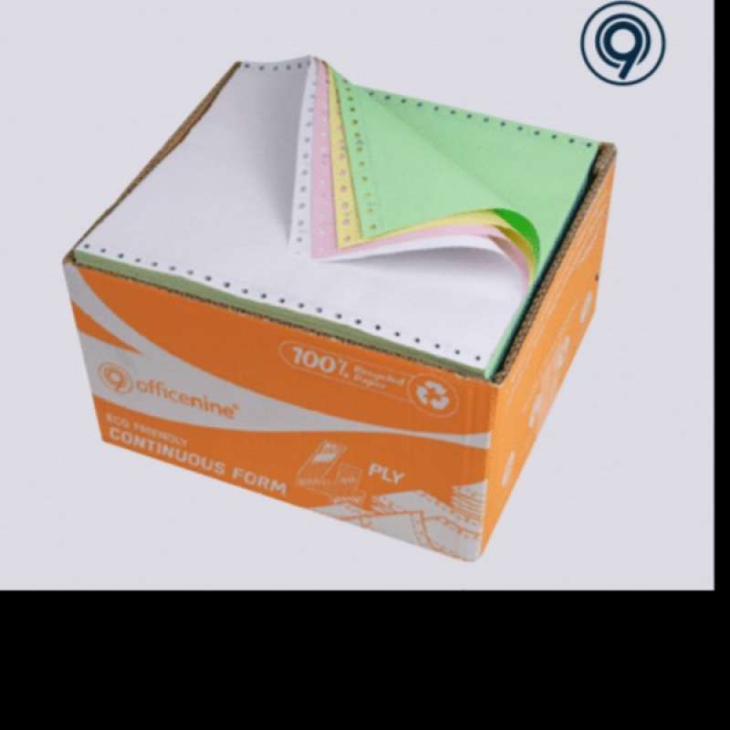 Jual Kertas Merk Continuous Form 4 Ply Full 9.5 X 11 | 500 Sets | 2000 ...