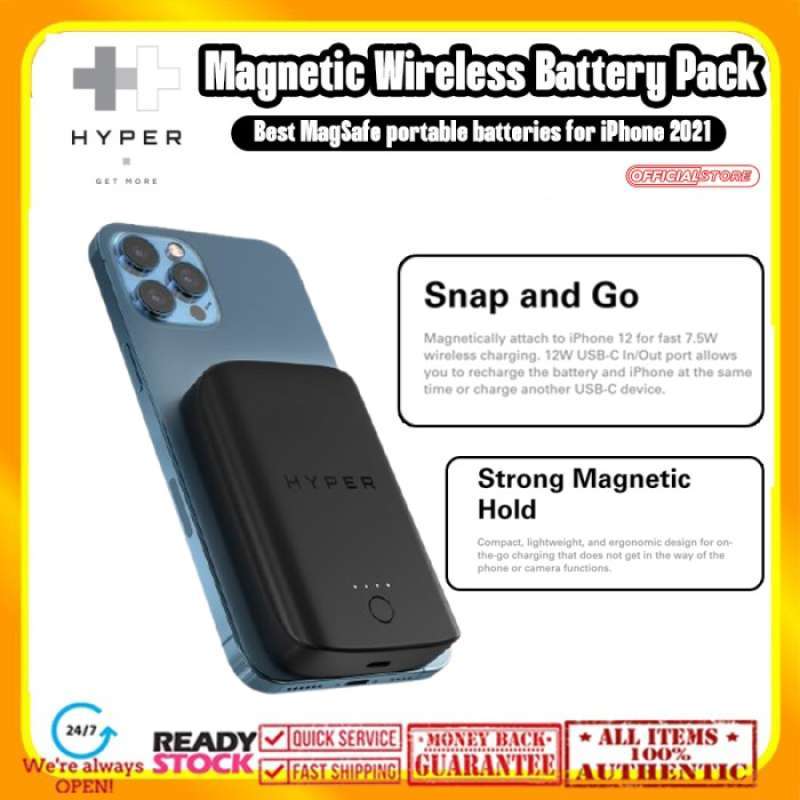 Jual HYPERJUICE MAGNETIC WIRELESS CHARGER BATTERY PACK FAST CHARGING ...