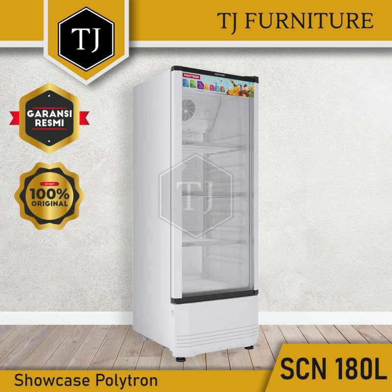 Promo Showcase Lemari Pendingin Minuman Polytron SCN 180L SCN180L ...