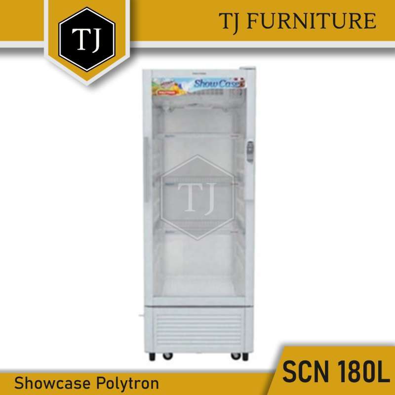 Promo Showcase Lemari Pendingin Minuman Polytron SCN 180L SCN180L ...