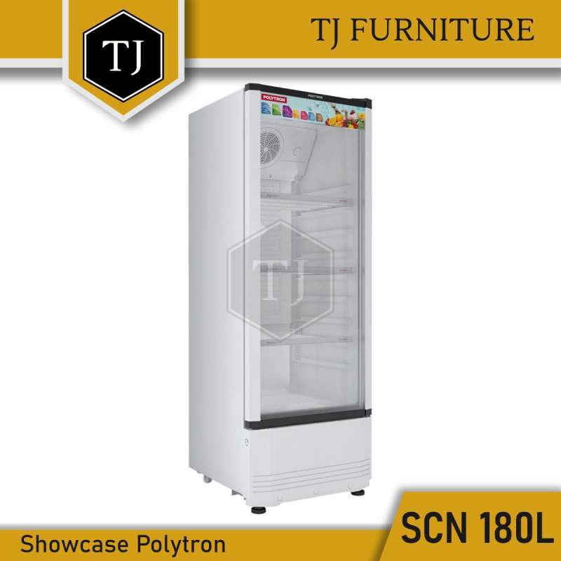 Promo Showcase Lemari Pendingin Minuman Polytron SCN 180L SCN180L ...