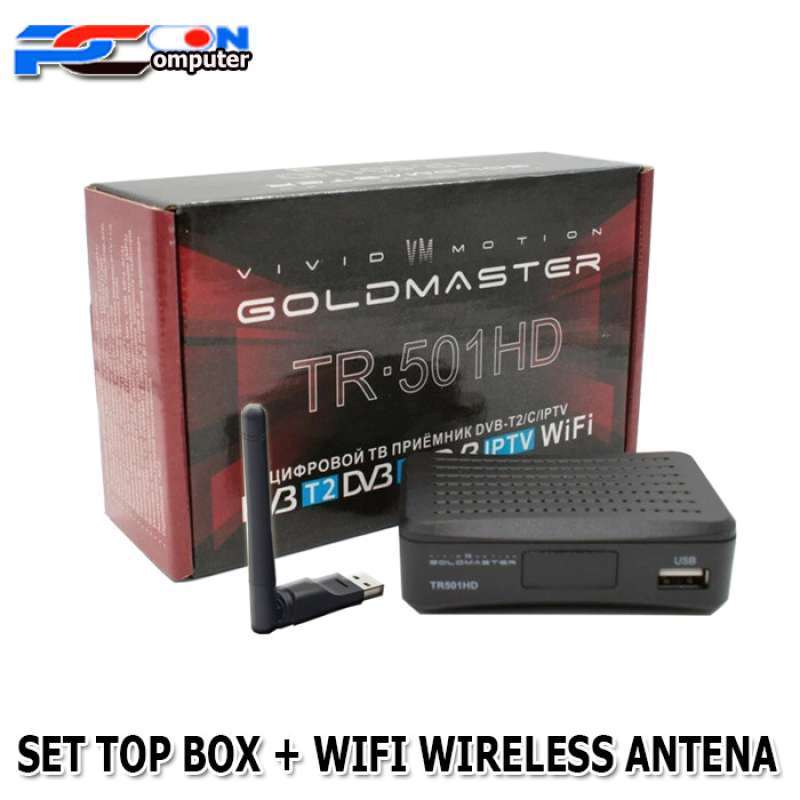 Promo Set Top Box Gold Master Digital Plus Usb Antena Wifi Diskon 23% ...