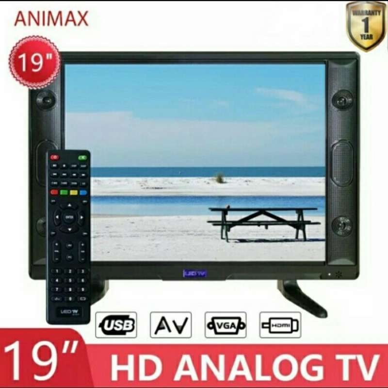 Promo Animax Tv Led 19 Inch Hd Televisi Pc Komputer Diskon 23% Di ...