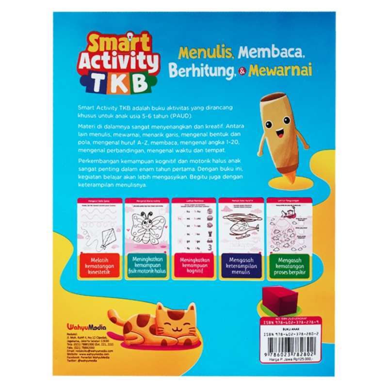 Promo Buku Smart Activity TK B Menulis Membaca Berhitung Dan Mewarnai ...