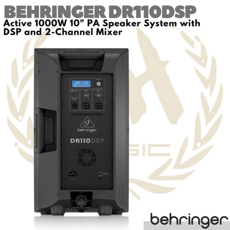 Jual BEHRINGER DR110DSP Active 1000W 10 PA Speaker System with DSP ...