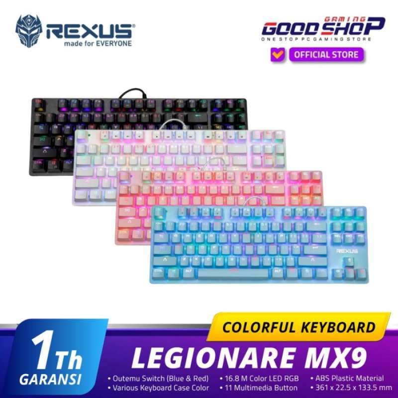 Promo Rexus Legionare Mx9 - Gaming Keyboard Diskon 33% Di Seller ...