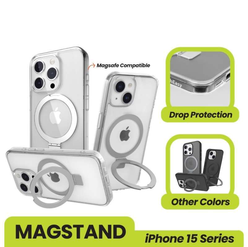 Promo Case iPhone 15 Pro Max Plus SwitchEasy Mag-Stand Magsafe Slim ...
