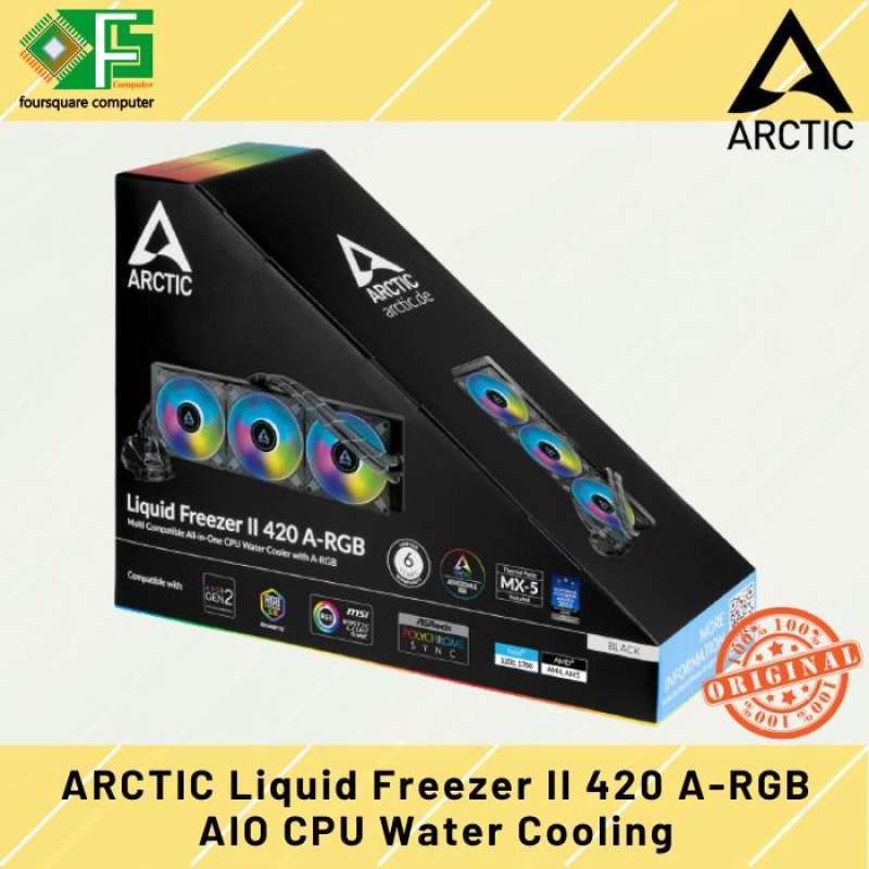 Jual Arctic Liquid Freezer II 420 A-RGB AIO CPU Water Cooling di Seller ...