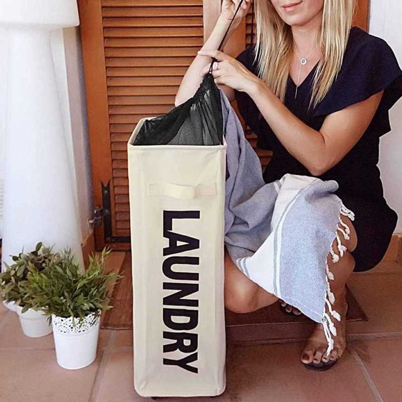 Jual Zest Tas Lipat Organizer Keranjang Penyimpanan Cucian Dengan Roda ...