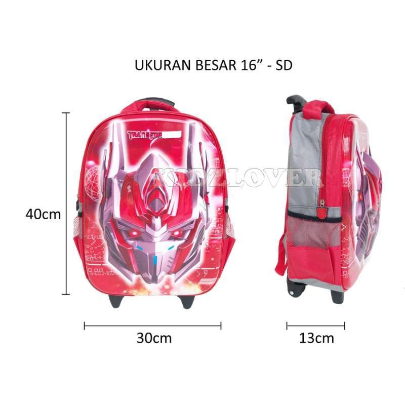 Promo Tas 3D Timbul Koper Ransel Anak Sekolah - TK Tas Trolley ...