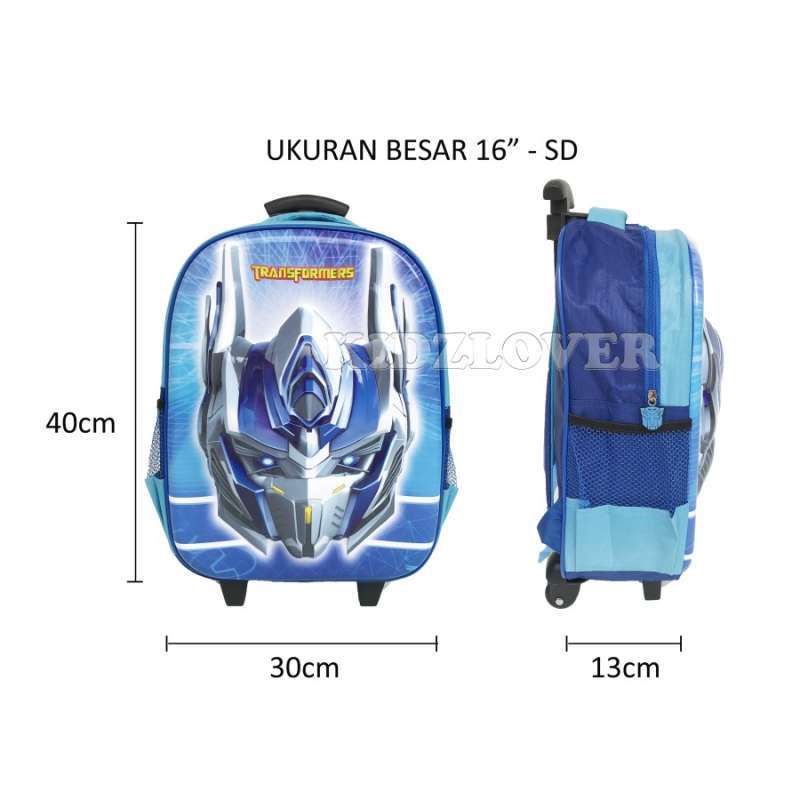 Promo Tas 3D Timbul Koper Ransel Anak Sekolah - TK Tas Trolley ...