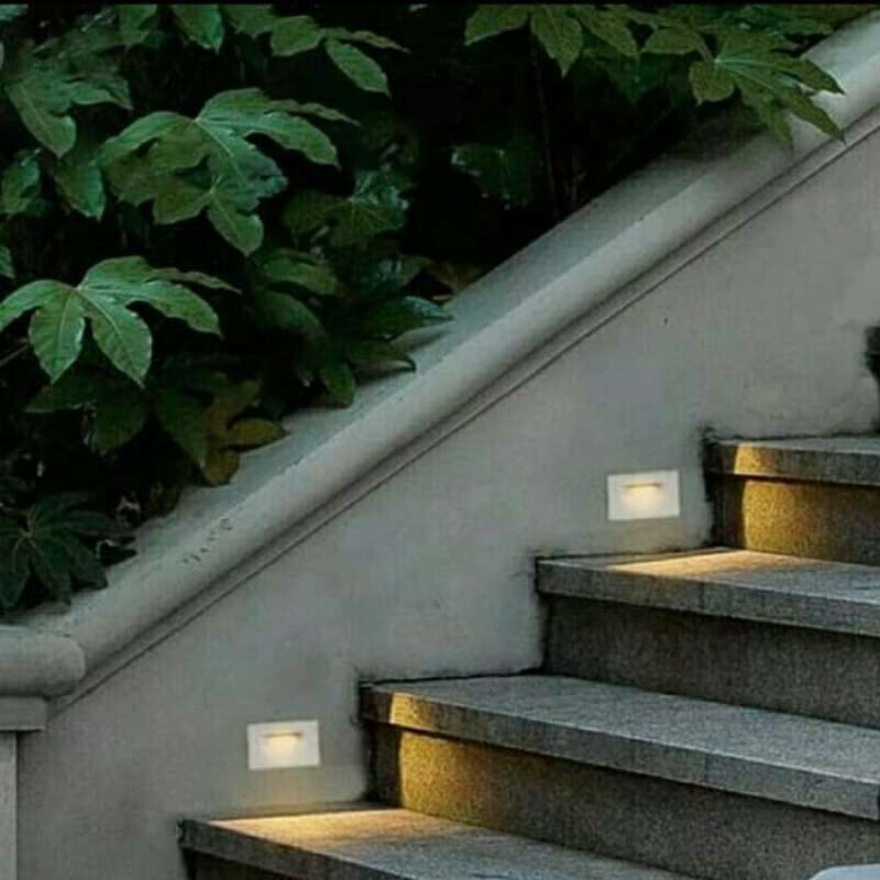 Promo Lampu Dinding Tangga Led 6 Watt Segi Panjang Diskon 27% Di Seller ...