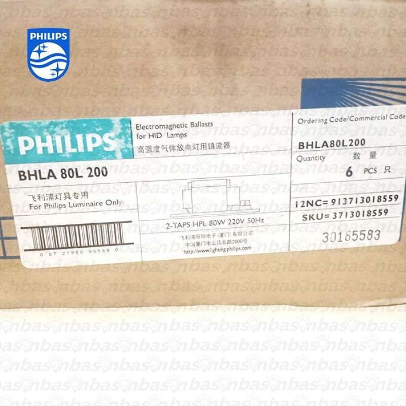 Promo PHILIPS BHLA 80 L200 - Ballast lampu HPI / HPL Diskon 26% di ...