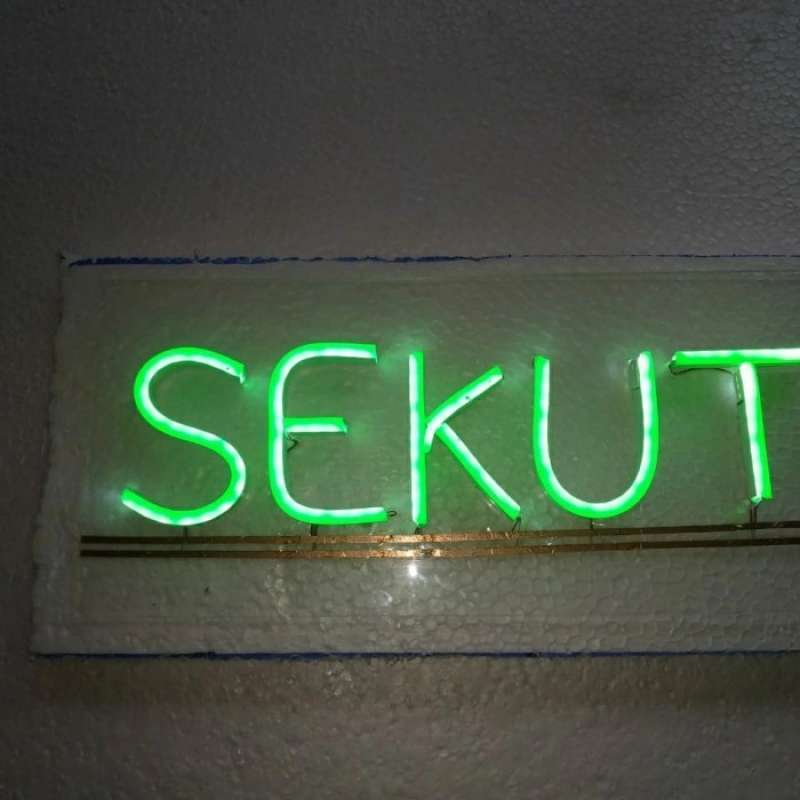 Promo Lampu LED Neon Text Tulisan SEKUT pesanan kak sigit Diskon 27% di ...